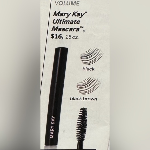 Mary Kay | Makeup | Mary Kay Ultimate Blackbrown Volume Mascara | Poshmark